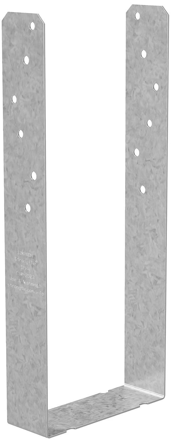 Simpson Strong Tie SPH4Z ZMAX Galvanized 18-Gauge Stud Plate Tie ...