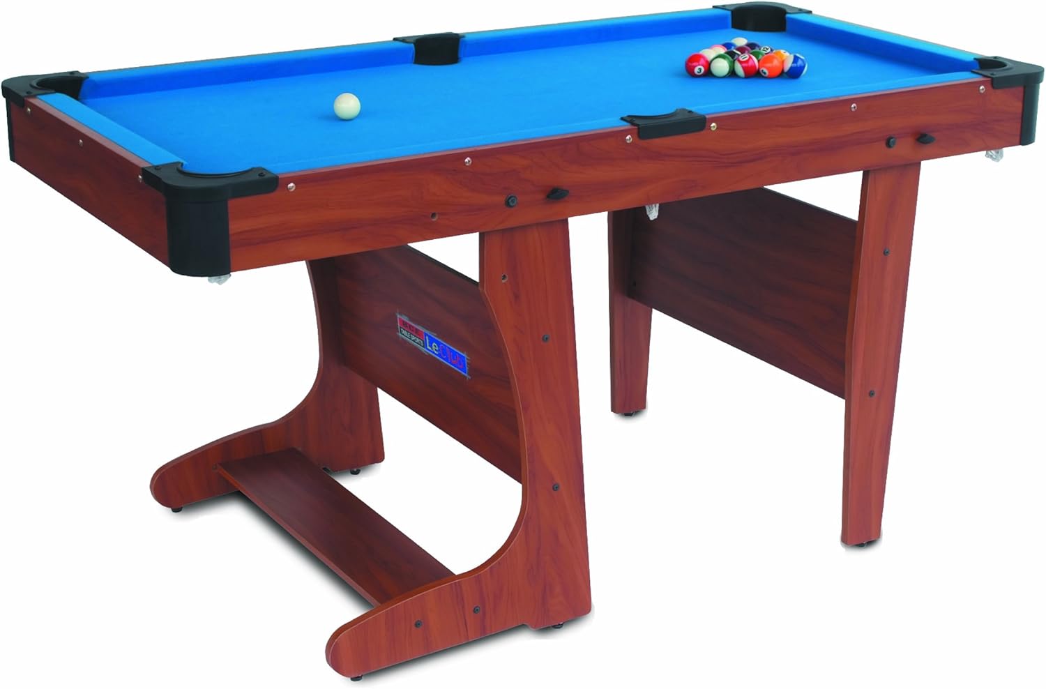 BCE Clifton 5 Ft Vertically Folding Domestic Pool Table - Brown: Amazon ...