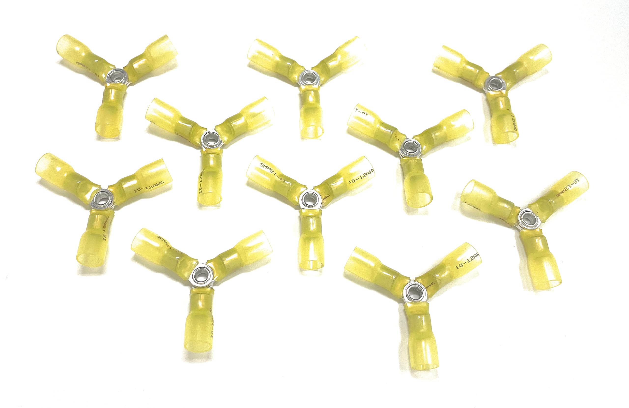 Metal Magery 12-10 Ga 3 Way Wire Connector AWG Heavy Duty Heat Shrink ...