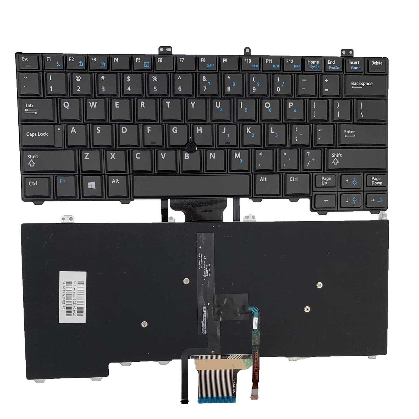 Mua Laptop Replacement US Layout with Backlit with Pointer Keyboard for ...