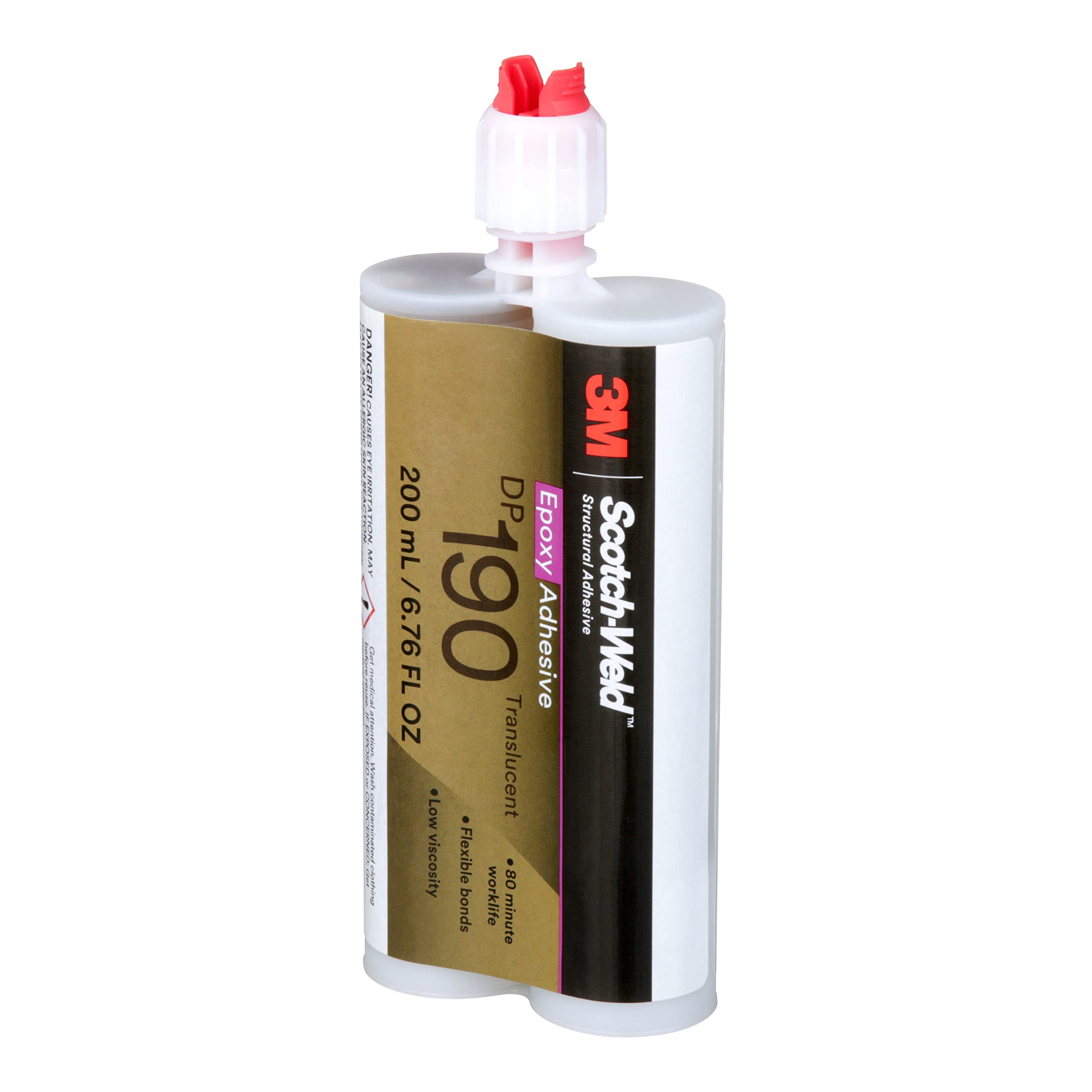 Mua 3M Scotch-Weld 87838 Epoxy Adhesive DP190, 200 mL, Translucent, 6. ...