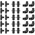 Amazon.com: 30-Pack EFIELD 1/2" Poly PPSU Barb Crimp Pex Fitting With Position Tab Combo: Tees ...