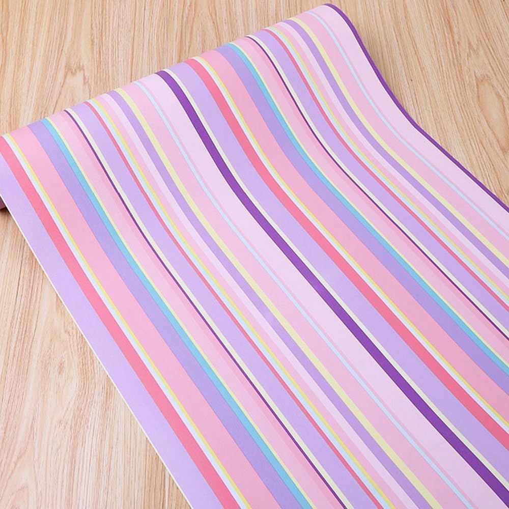 Amazon.com - SimpleLife4U Colorful Mediterranean Striped Contact Paper ...
