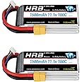 Amazon.com: HRB 2PCS 3S 1500mAh Lipo Battery XT60 11.1V 100C RC Lipo Battery Compatible for RC ...