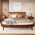 Amazon.com: Bme Caden King Size Bed Frame and Adjustable Headboard, 15 ...