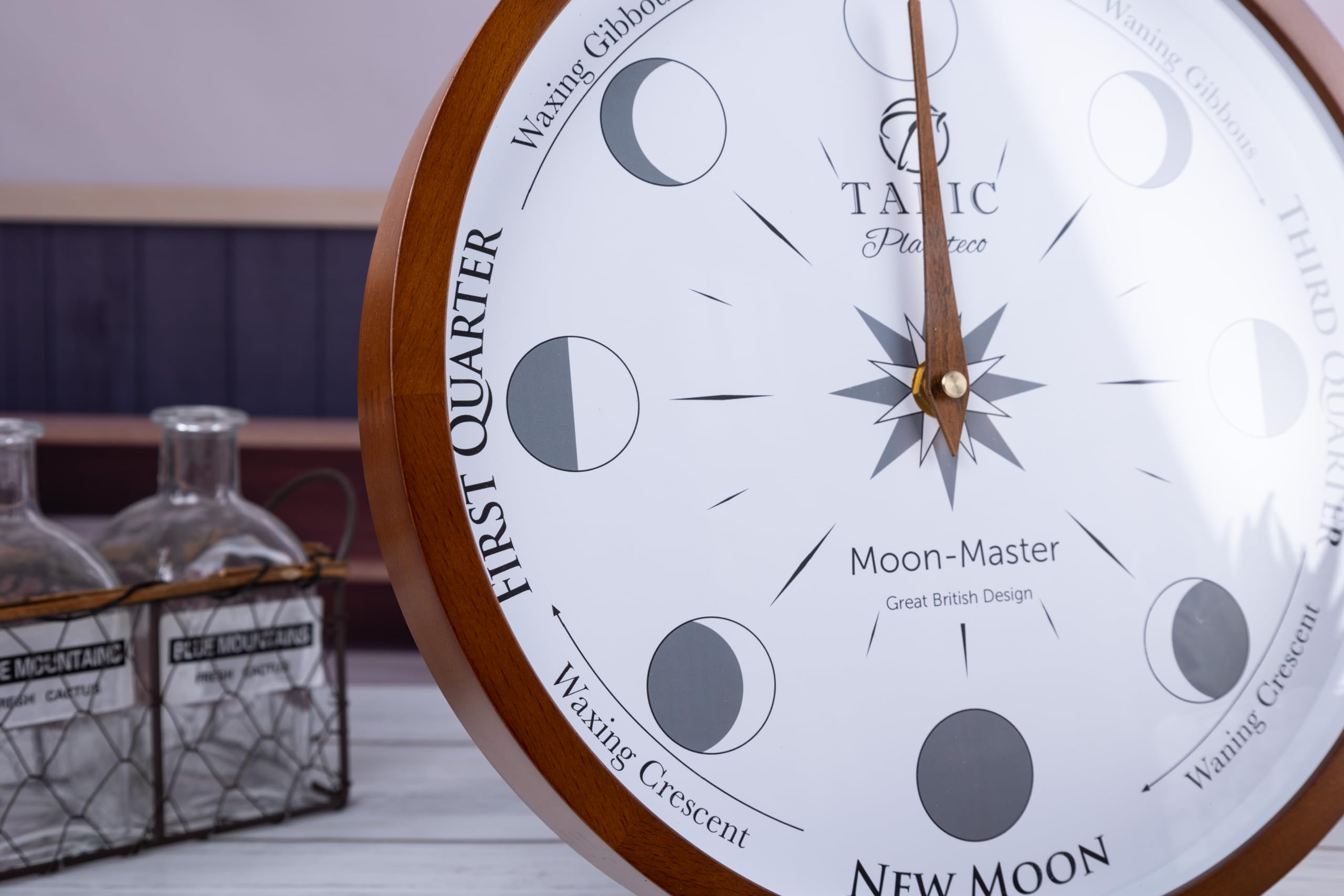 Mua Planeteco Moon Master - Precision Lunar Phase Wall Clock - Accurate ...