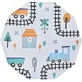 Amazon.com: Vintage Steam Train Party Plates (Pack of 8) | Train ...