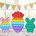 Amazon.com: 3Pack Easter Bunny Carrot Pop Bubble Fidget Sensory Toys ...
