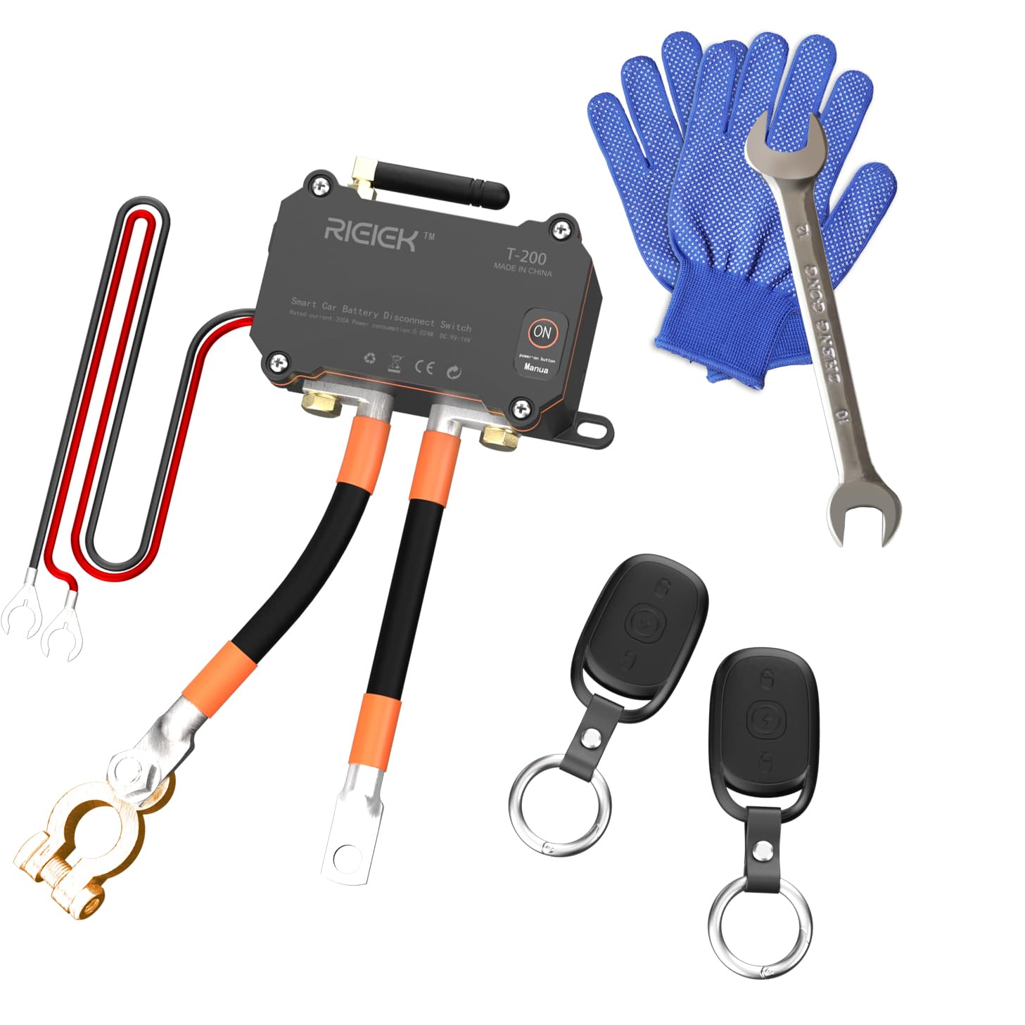Mua Car Remote Battery Kill Switch with Vibration Control, Low Voltage ...