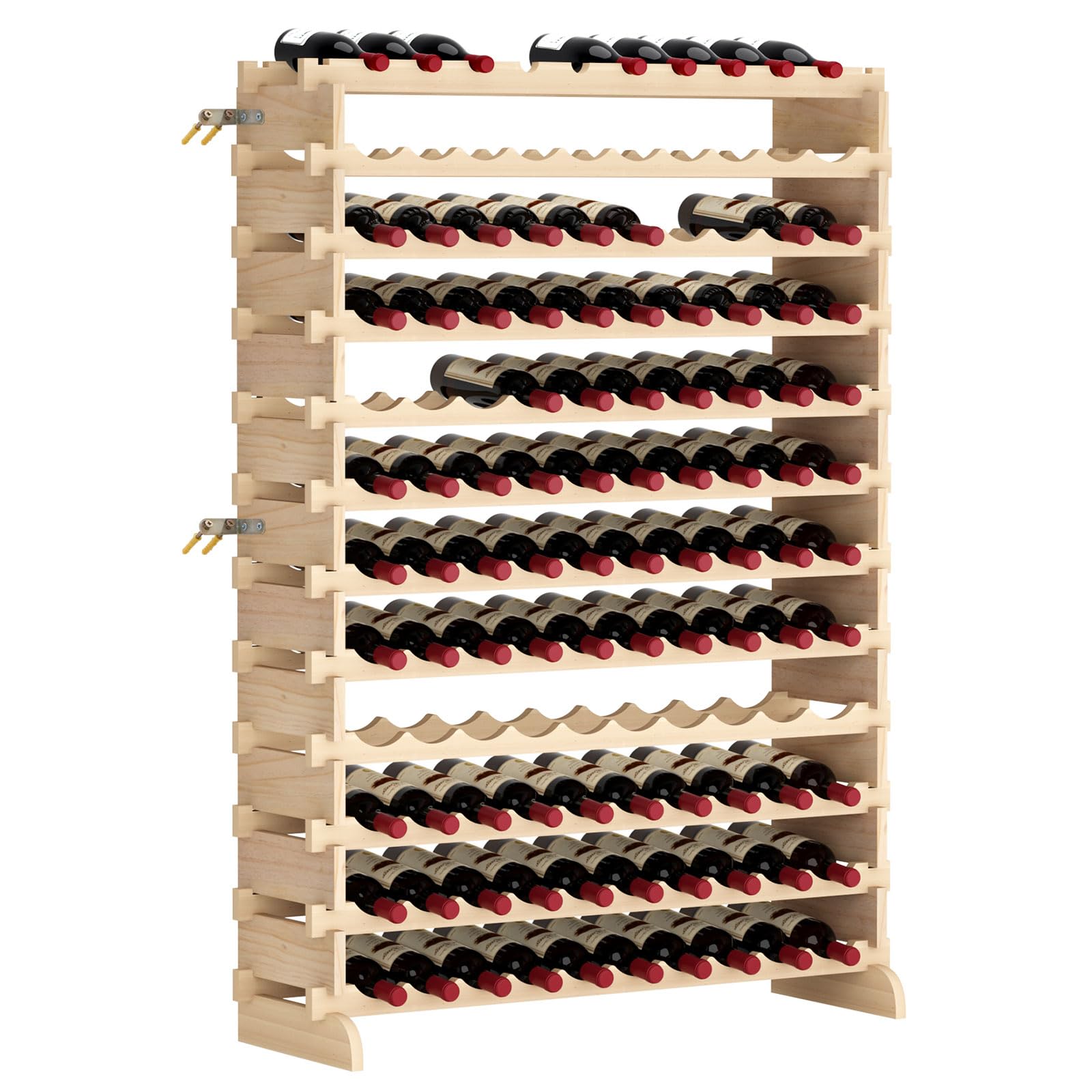 Mua soges 120 Bottle Wine Rack, 12-Tier Stackable Wine Storage Rack ...