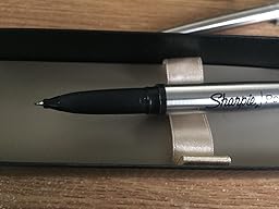 Sharpie Pen Stainless Steel Refill Fine Tip - Black (Pack of 2): Amazon ...