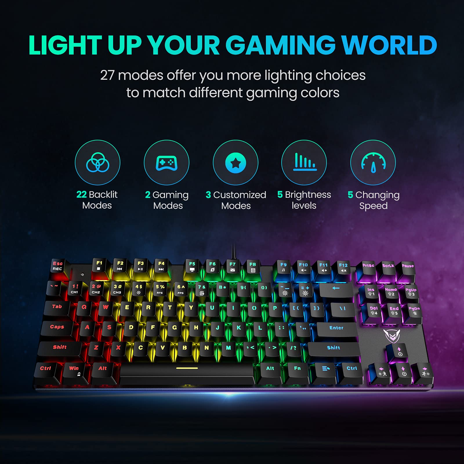 PICTEK TKL Mechanical Gaming...B07VNQQZFK | Encarguelo.com