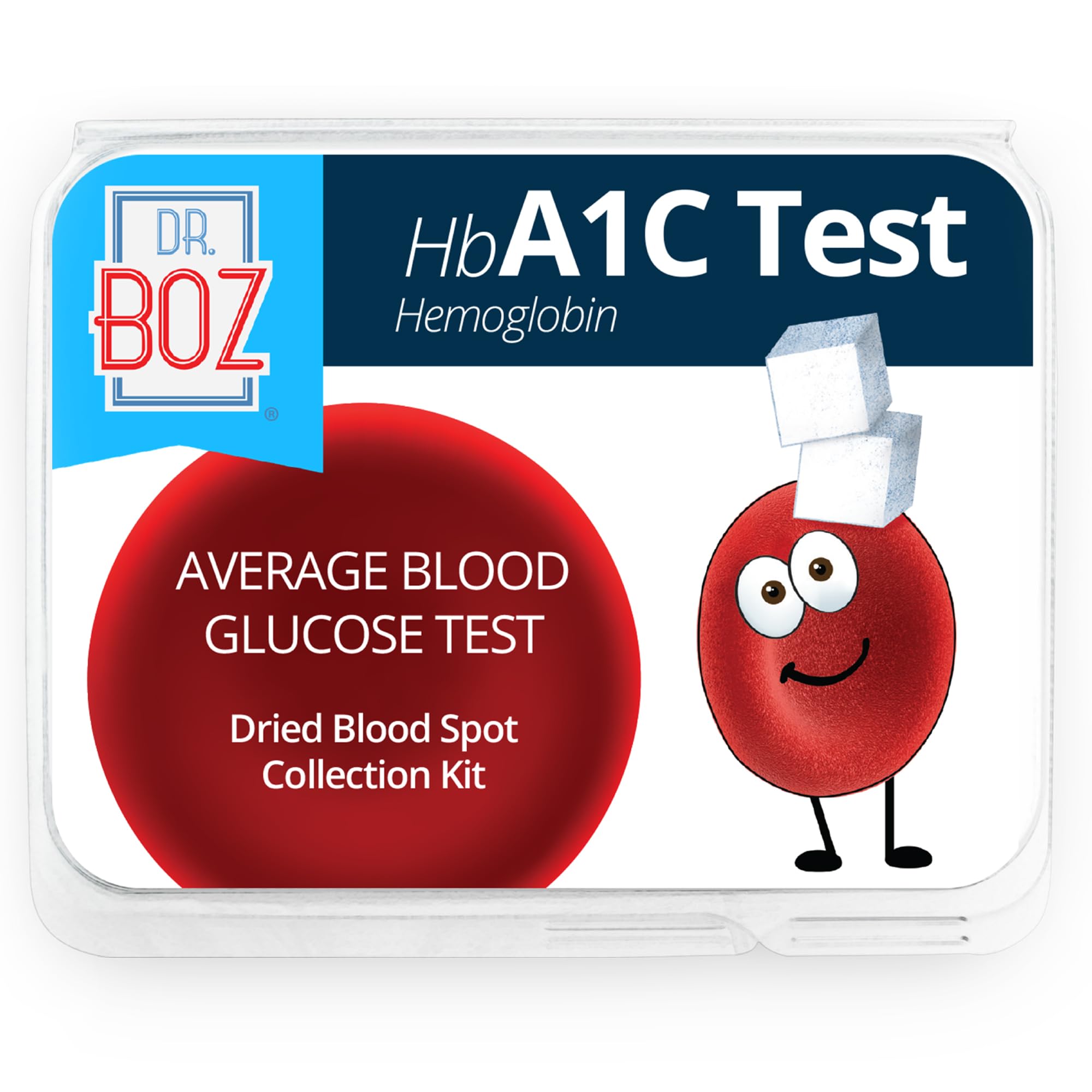 Dr. Boz - Hemoglobin A1C Home Test Kit - Blood Collection Kit With Lab ...