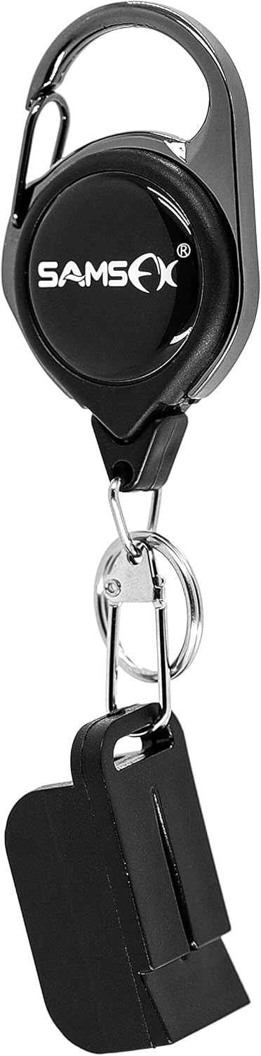 SAMSFX Magnetic Tippet Threader Fishhook Threader Gear with Zinger ...