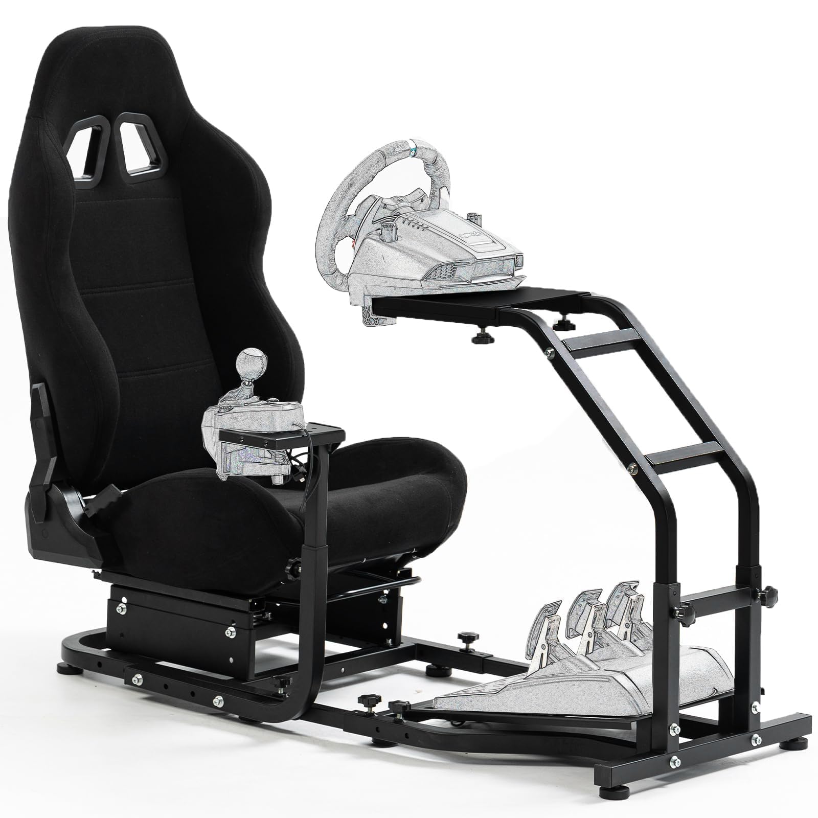 Mua Racing Simulator Cockpit Adjustable with Pedals Mounting Platform ...