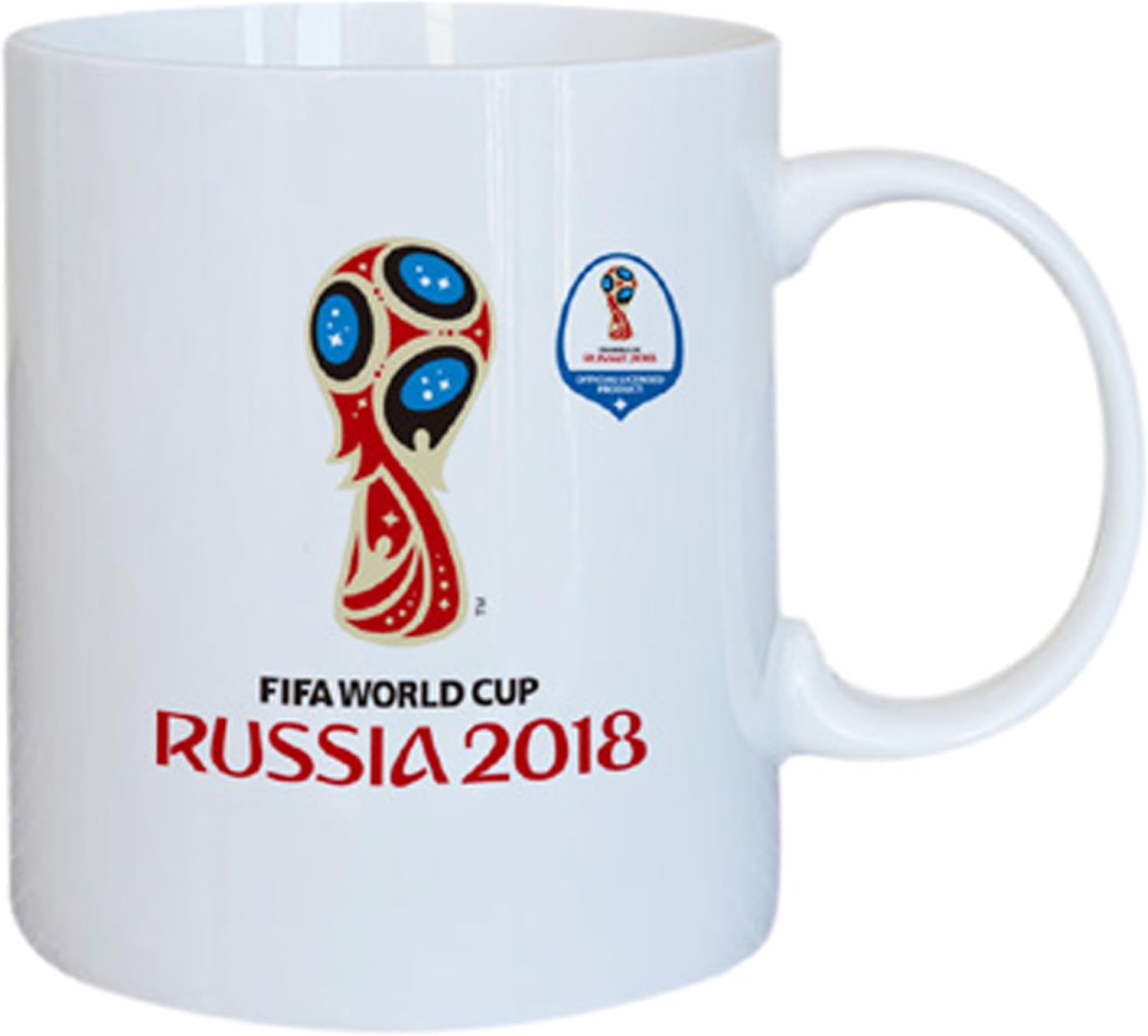 Amazon.com | FIFA World Cup Russia 2018 FWCCM04 Mug, White: Coffee Cups ...