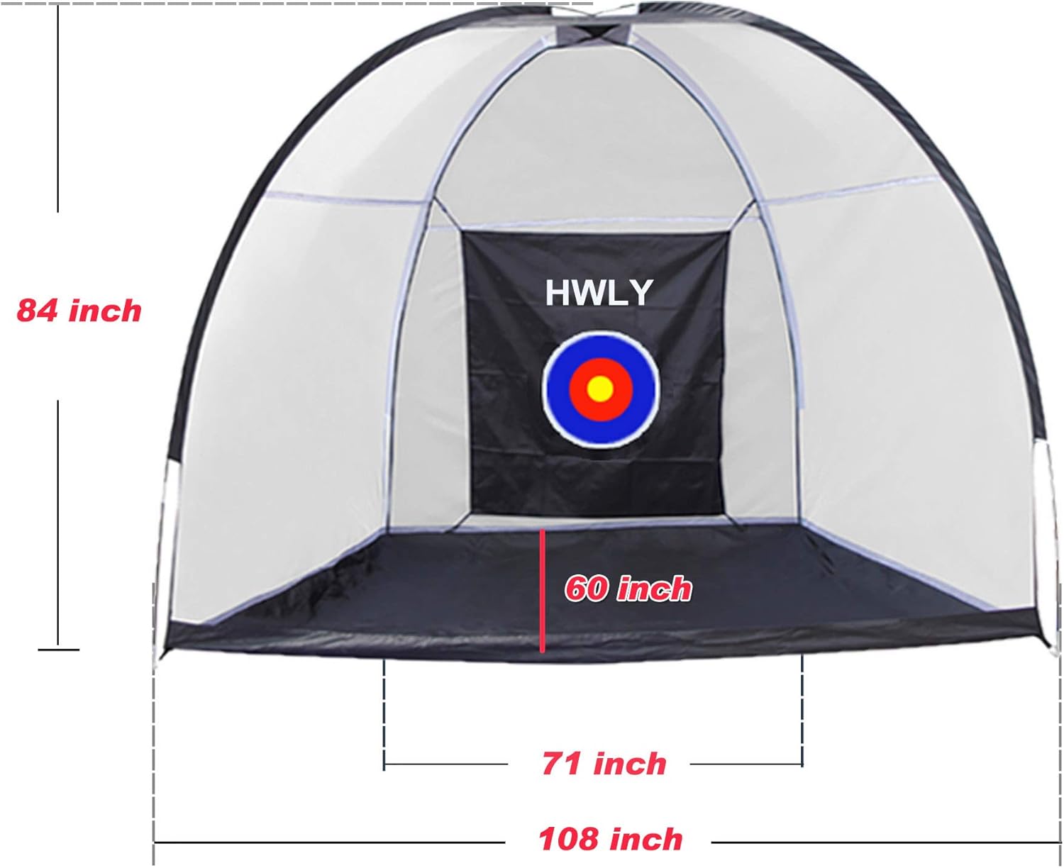 HWLY Golf Hitting Net Driving Range Golf Practice Nets for Backyard ...