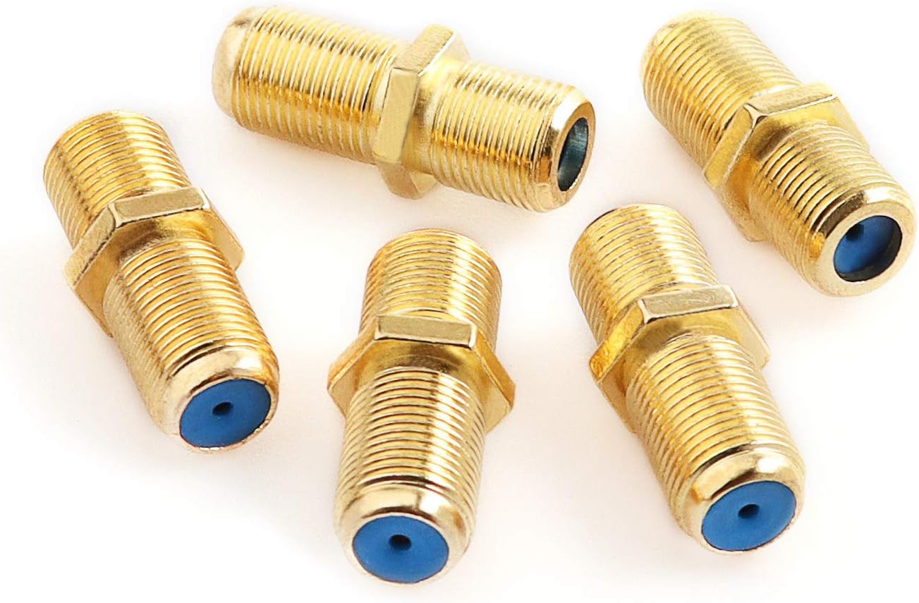 Amazon.com: Pasow F81 Barrel Connectors High Frequency 3GHz Female to ...