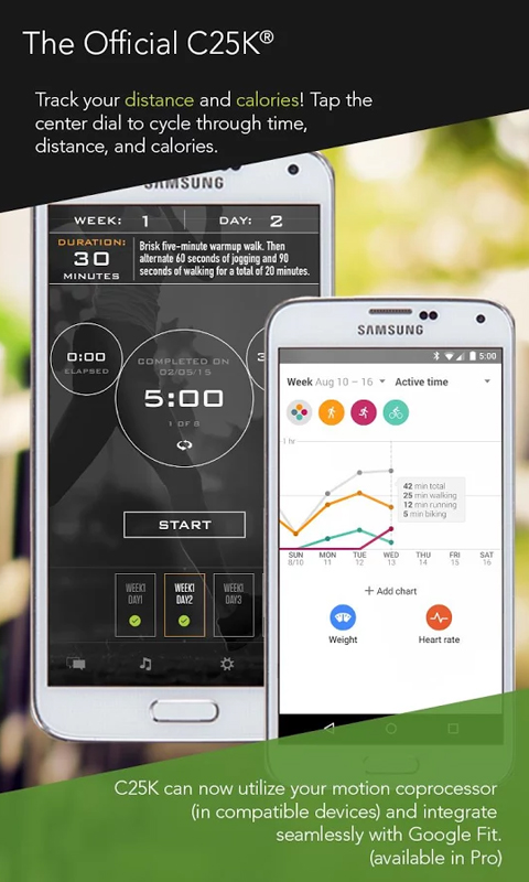 C25K (Couch to 5K) - 5K Trainer Pro:Amazon.com:Appstore for Android