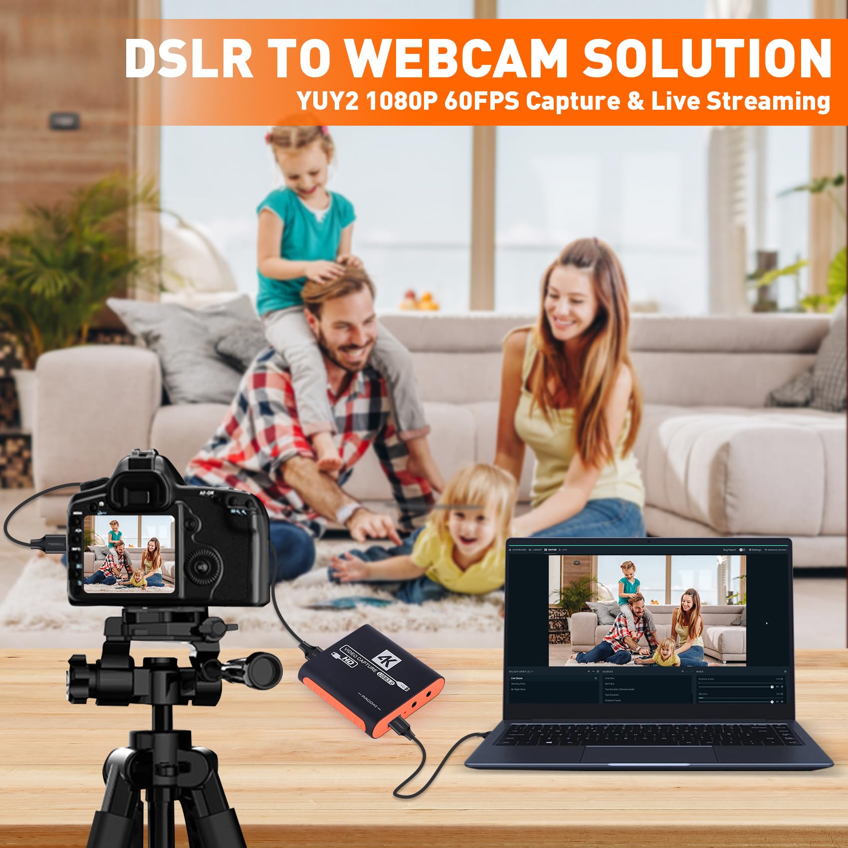 Mua 4K Capture Card with USB3.0 1080P 60FPS HDMI Video Cam Link for ...