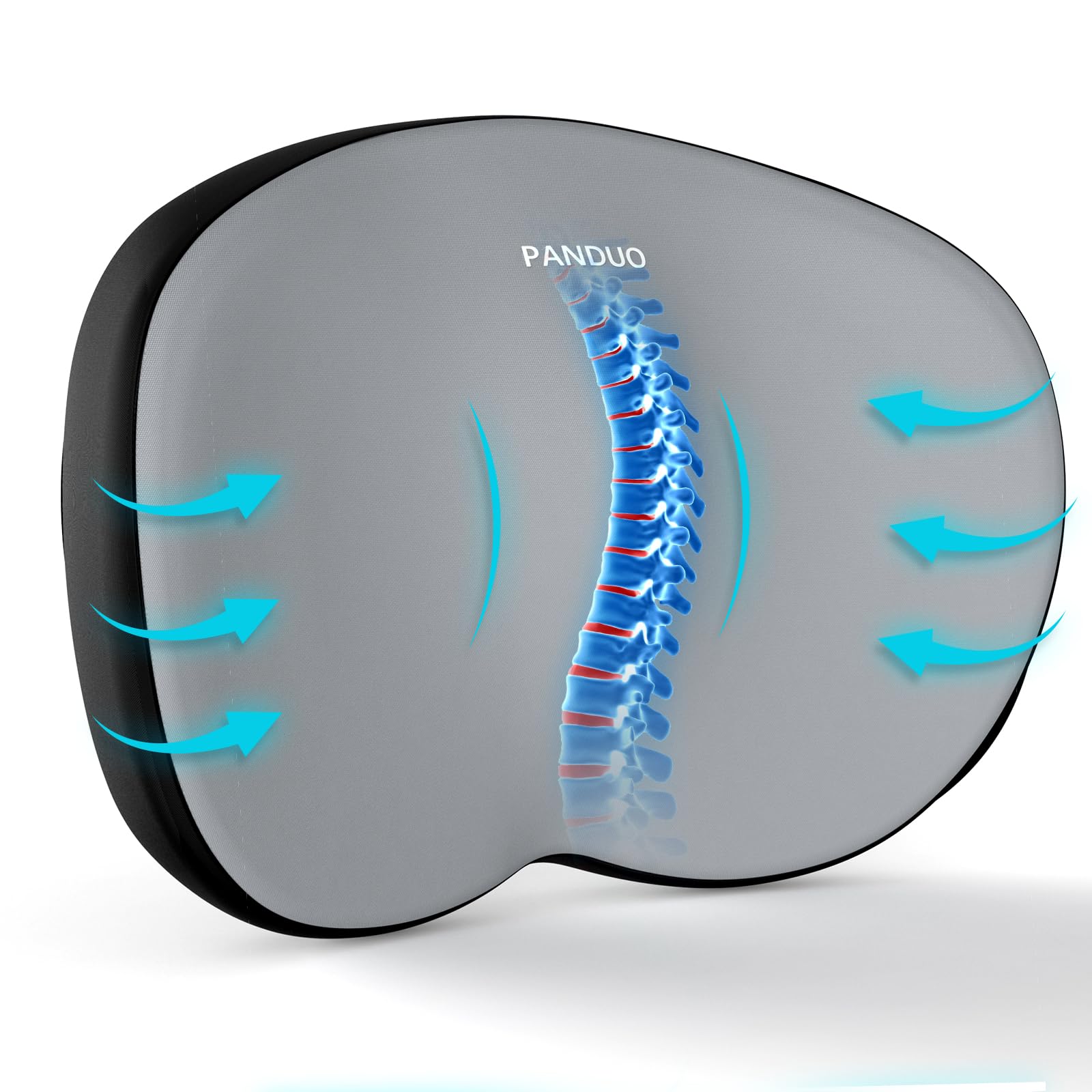 Lumbar Support Pillow for Office Chair, Memory Foam Lumbar Pillow for ...