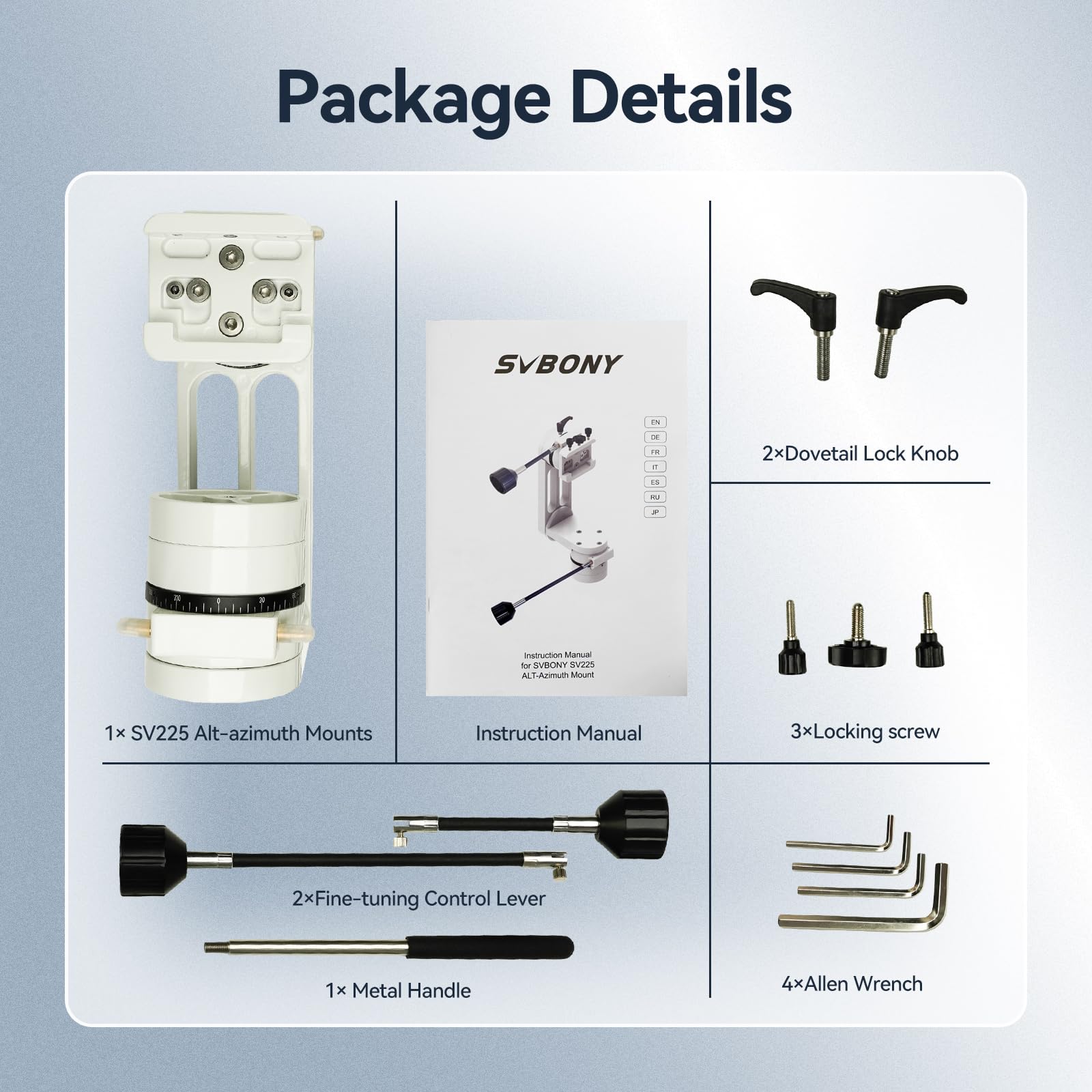 Mua SVBONY SV225 Alt-Azimuth Mount, Adjustable Angle Alt-Azimuth Mount ...