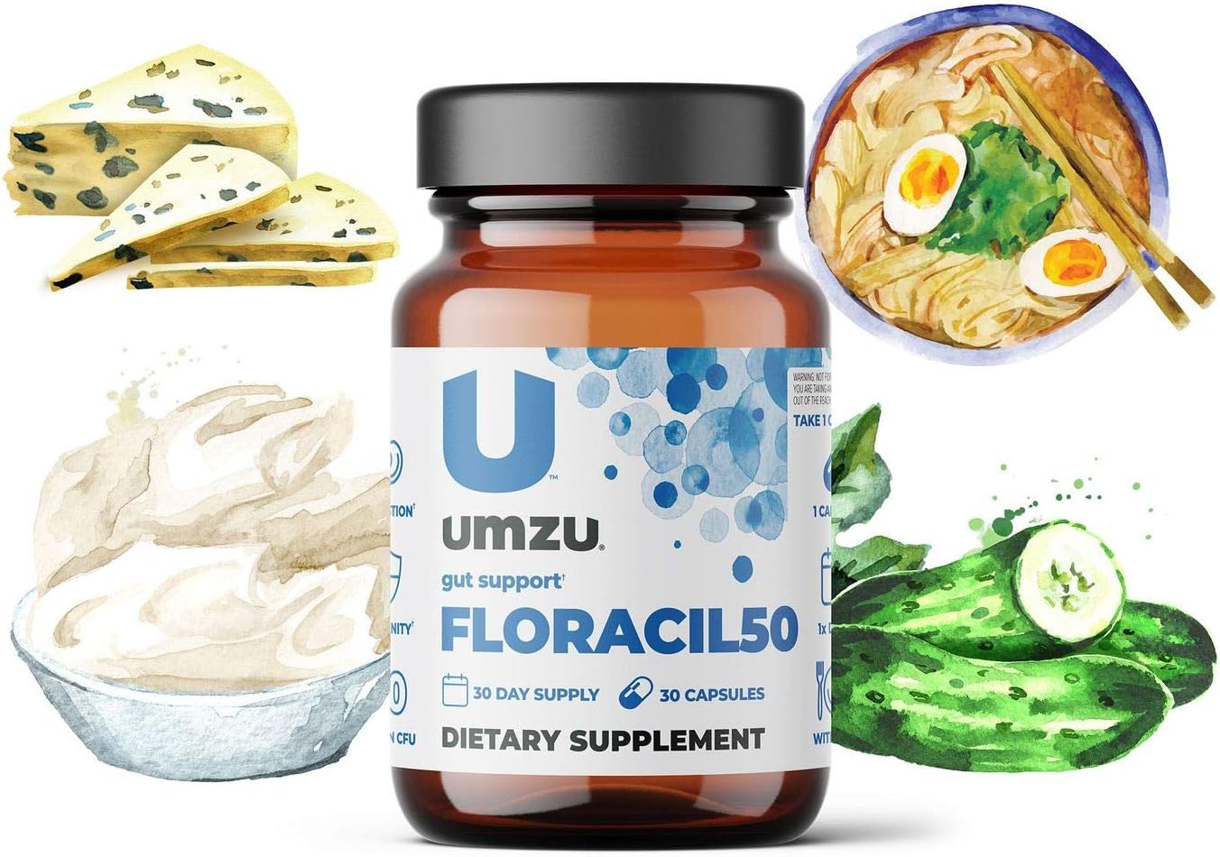 Amazon.com: Probiótico diario Floracil 50 para mejorar problemas ...