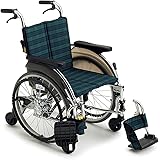 Amazon | MiKi（ミキ）アルミ製自走型車椅子 【新スキット】SKT-500 コンパクト6輪 (シート色：ブラウン) | ミキ | 自走用車いす