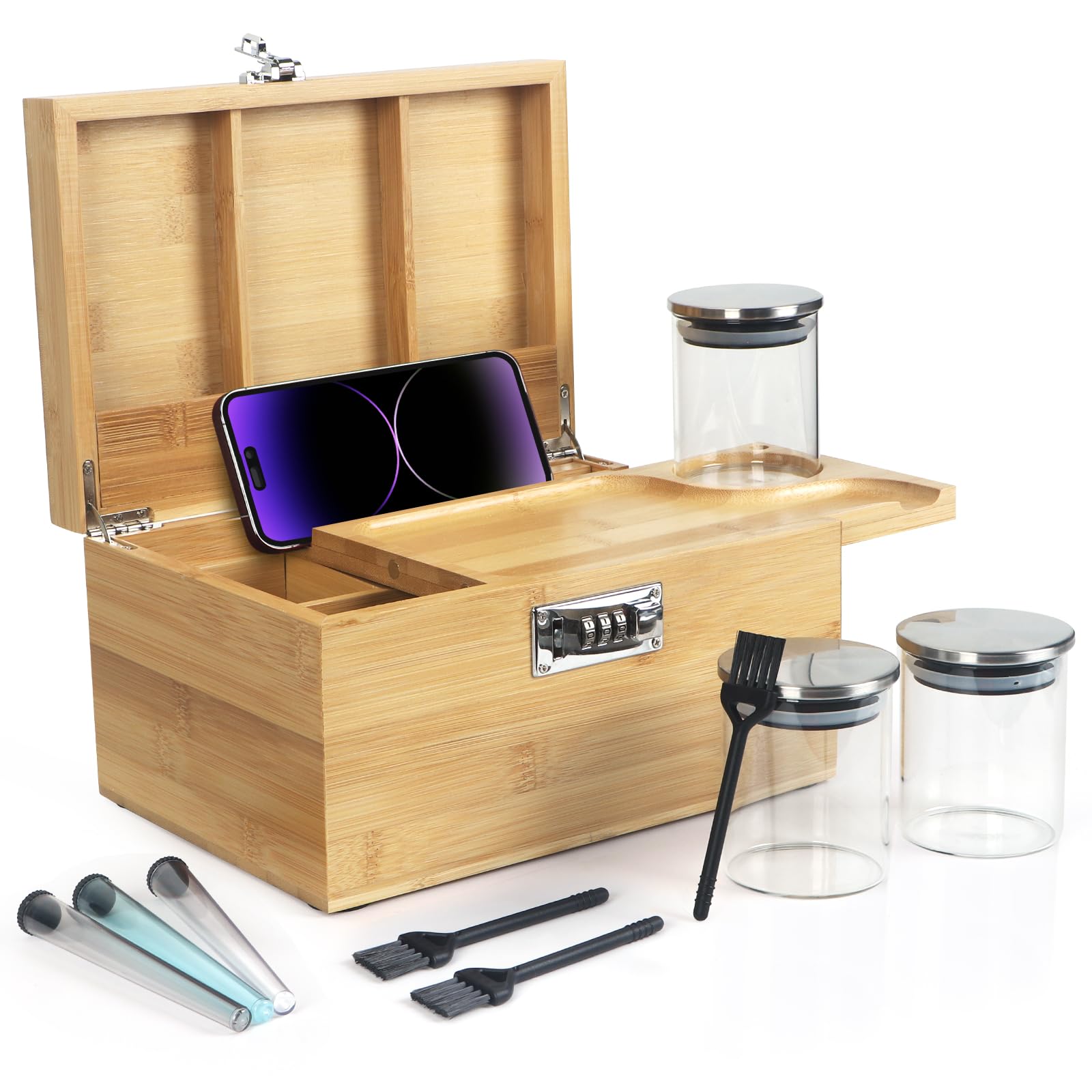 BELO VALE Premium Original Storage Box,Decorative Bamboo Box with ...