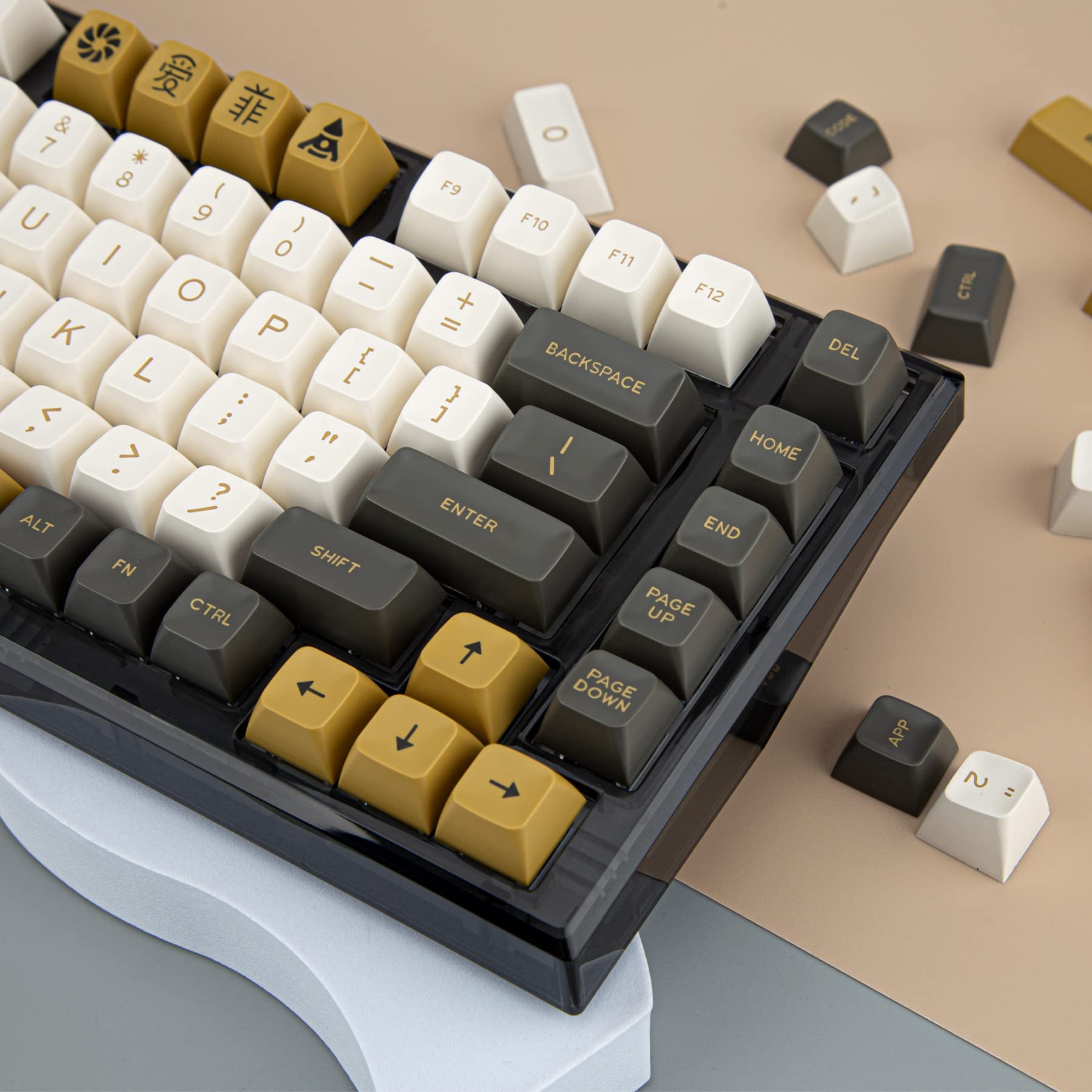 Mua 172 Keys Custom Keycaps Set, Double-Shot Molding, SA Profile, ABS ...