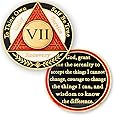 Amazon.com: 3 Year AA Medallions Sobriety Coin - Alcoholics Anonymous ...