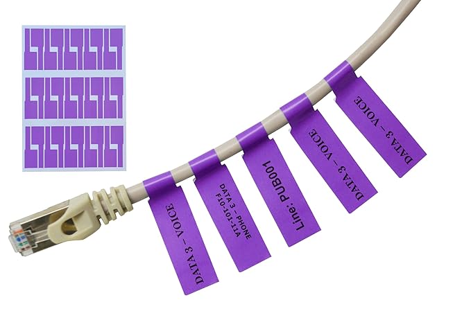 Mr-Label® Self-adhesive Cable Label - Waterproof | Tear Resistant ...