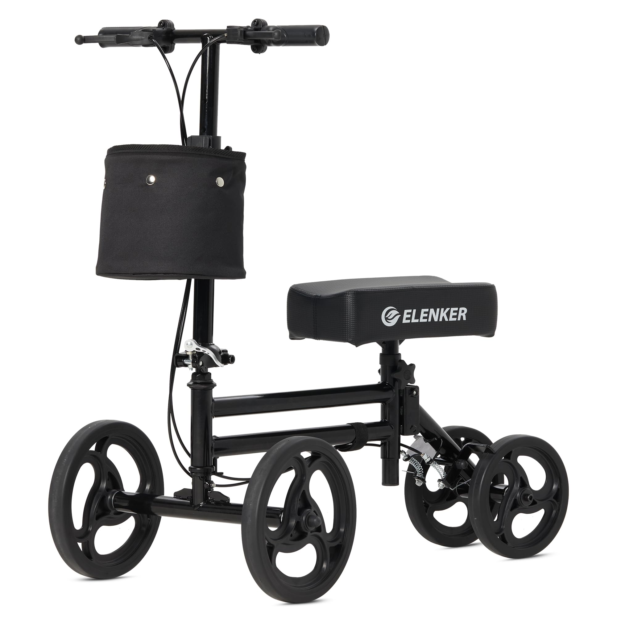 ELENKER Knee Scooter Economy Knee Walker with Dual Braking System for ...