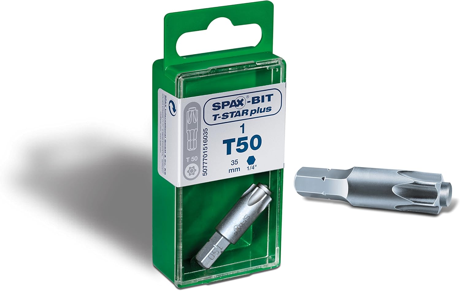 SPAX-BIT T-STAR plus T50, 1 Stück, Länge: 35 mm, 5077701516035: Amazon ...