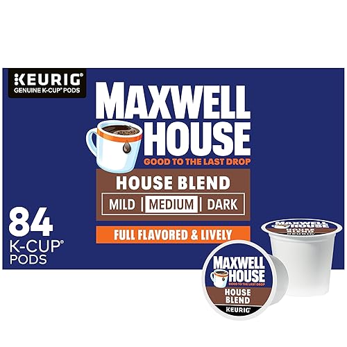 Maxwell House House Blend Medium Roast K-Cup Coffee Pods, 84 ct Box in ...