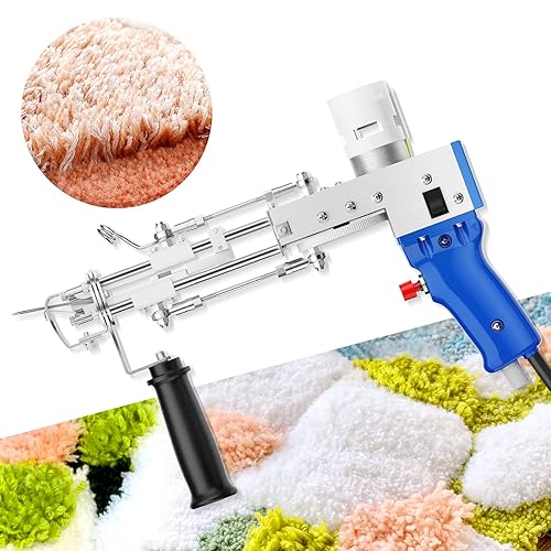 INLOVEARTS Tufting Gun, 2 in 1 Cut Pile and Loop Pile Rug Tufting Gun ...