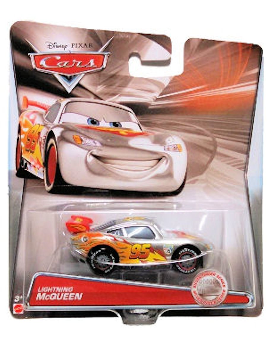 Disney Pixar Cars Silver Racer Series - Lightning McQueen: Amazon.co.uk ...