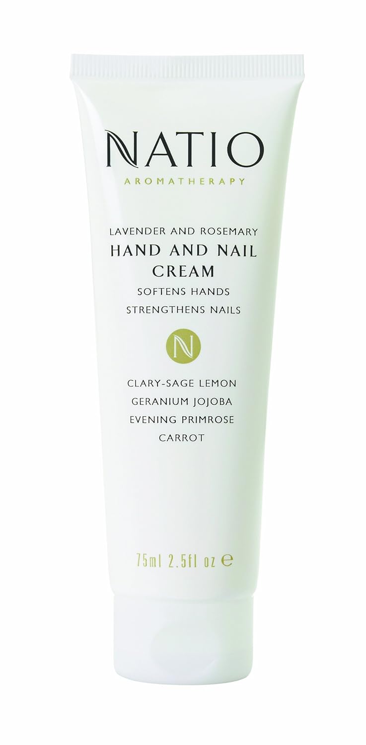 Natio Lavender and Rosemary Hand and Nail Cream 75ml: Amazon.co.uk: Beauty