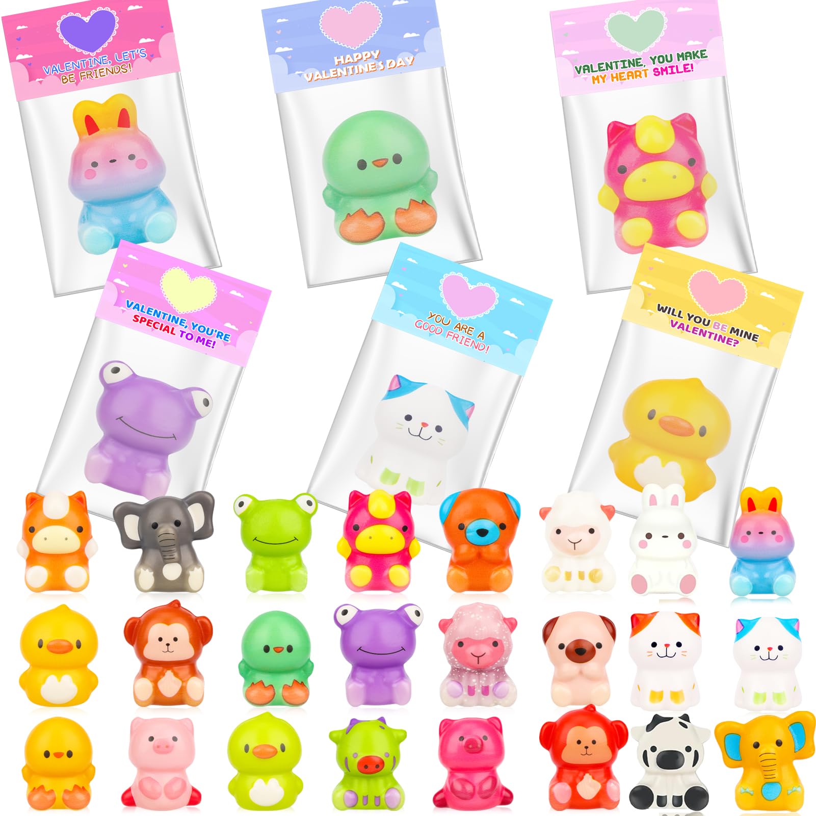 Valentines Day Gifts for Kids, 24PCS Valentines Cards for Kids ...