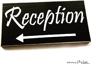 Amazon.com : 12x6 Reception Custom Entrance Arrow Front Desk Door Wood ...