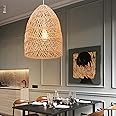 Arturesthome Natural Rattan Pendant Light, Woven Lantern Chandelier Pendant Lamp Shade, Hanging ...