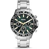 Amazon.com: Fossil Bannon Multifunction Stainless Steel Watch BQ2490 ...