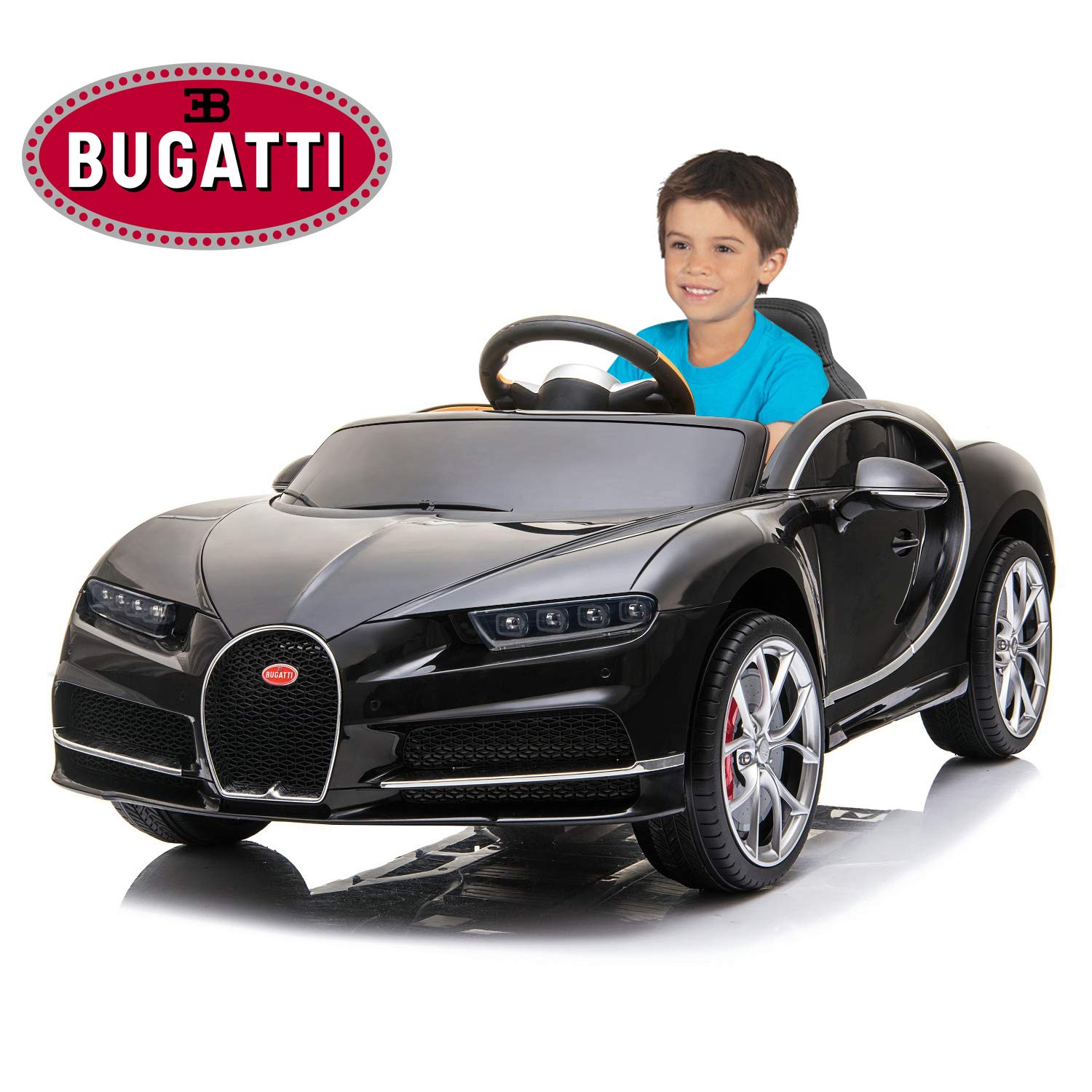 Licensed Bugatti Chiron 12v Electric Ride On Car With Remote ...