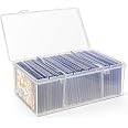 Amazon.com: Top Loaders Storage Box, 100 Count Plastic Trading Card ...