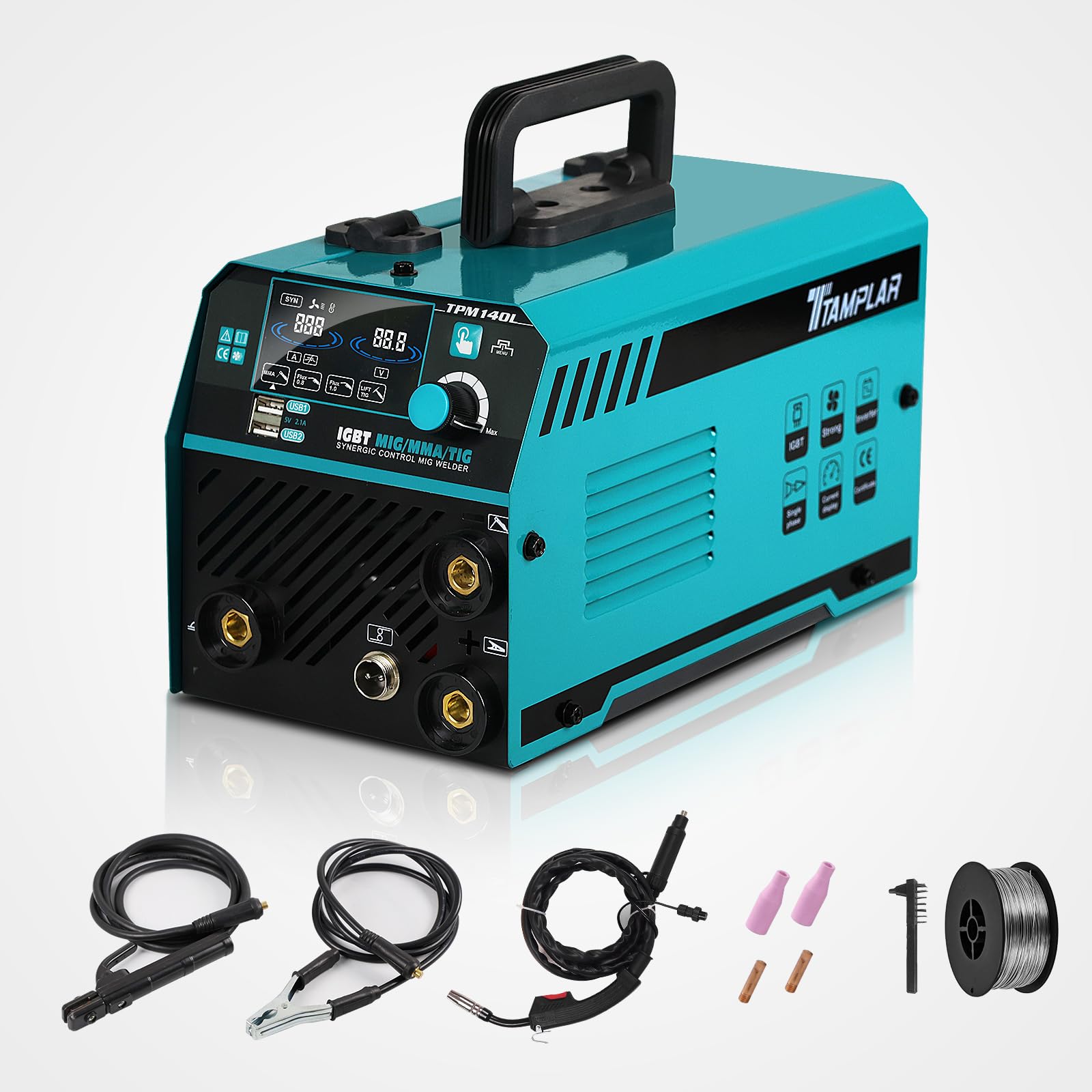 Mua TTAMPLAR MIG Welder 110V 140AMP Flux Core Welder MMA/FLUX MIG/LIFT ...