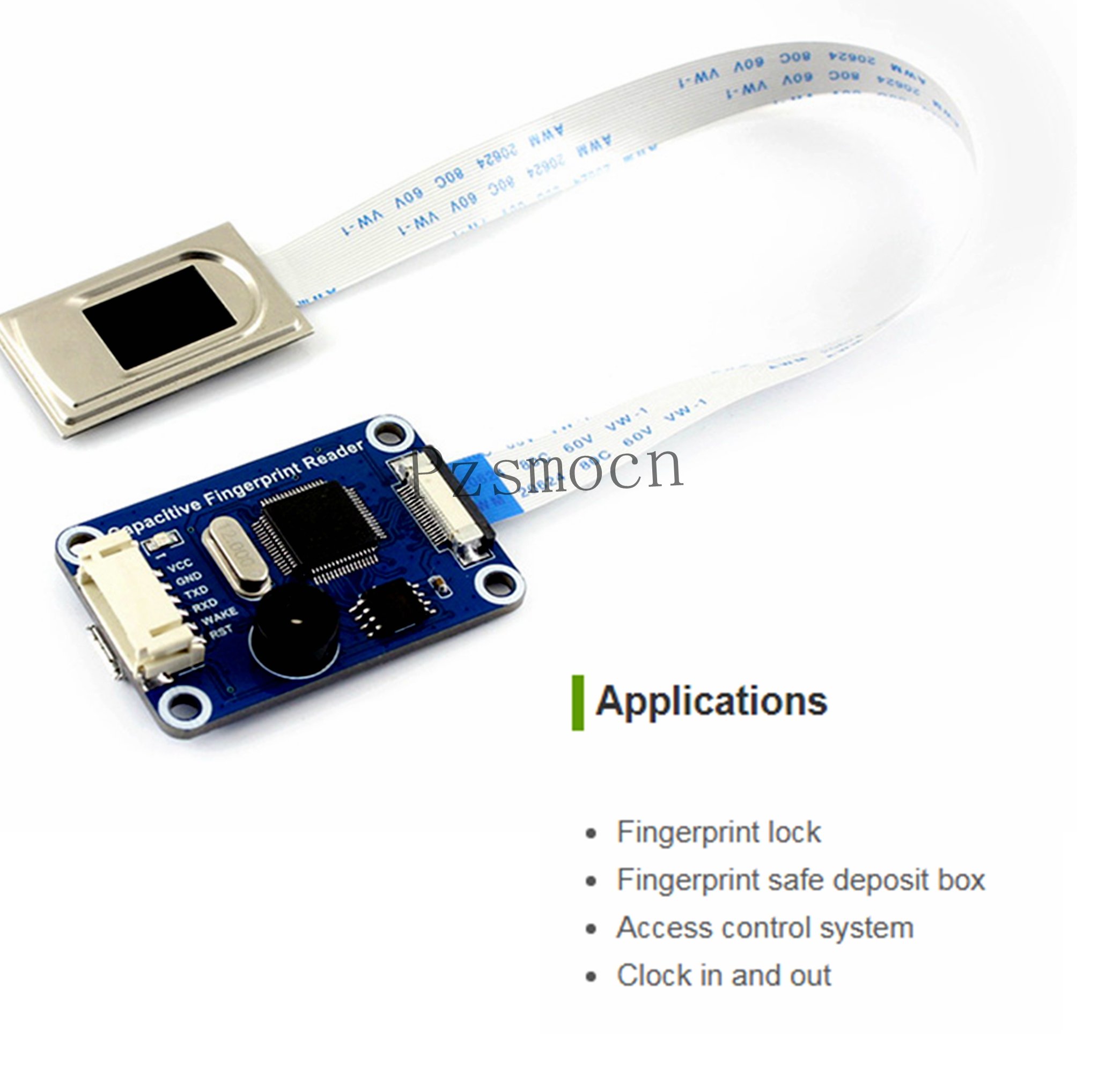 Capacitive Fingerprint Reader@Pzsmocn,Onboard Processor STM32F105 ...