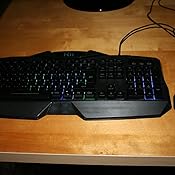 RK400 Rainbow LED Backlit Gaming Keyboard Mouse Combo Bundle UK Layout ...