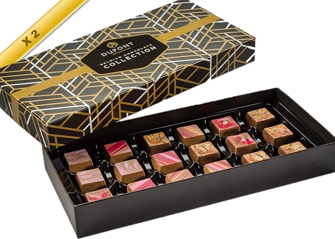 Belgian Chocolate Box – Traditional Assortment of Dark Chocolate ...