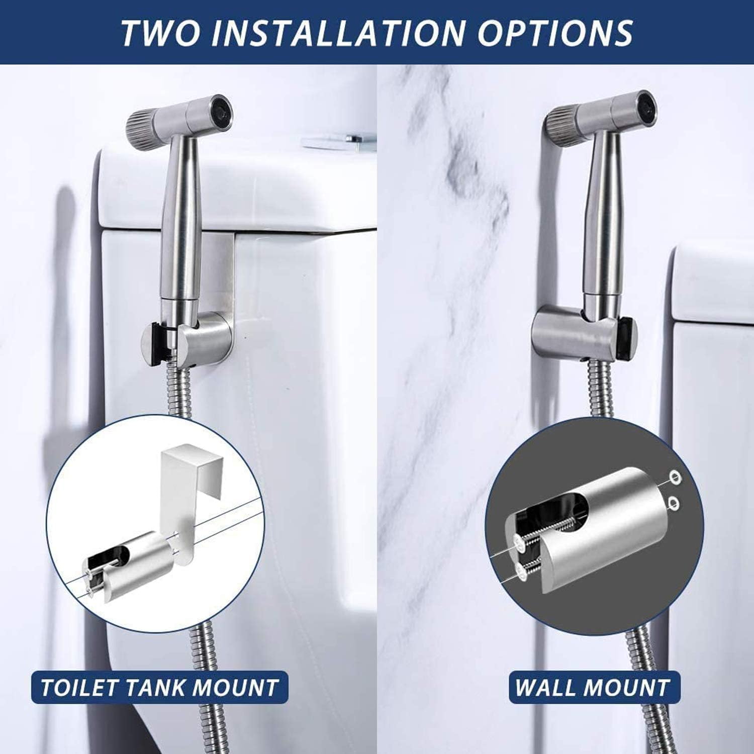 Handheld Bidet Sprayer for Toilet with Superior Pressure Control Knob ...