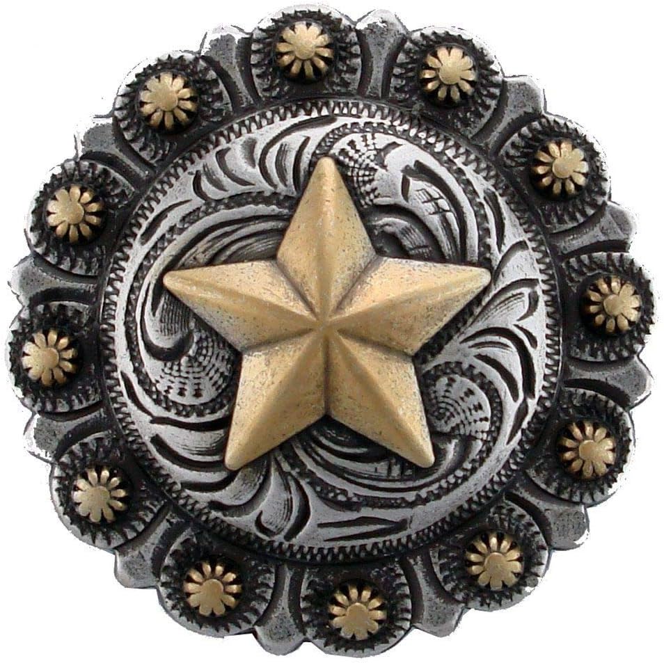 Amazon.com: Golden Star Concho Western Decoration Berry Shape Chicago ...